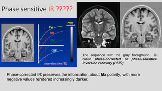Mri spin echo pulse sequences its variations and | PPTX