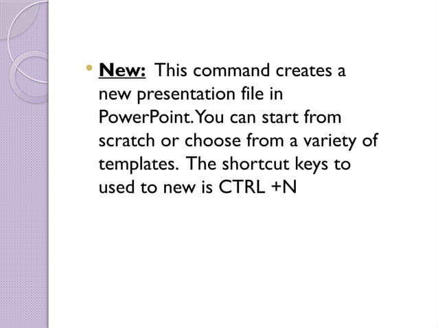 MRITUNJAY KUMAR presentation on basic commands used in MS PowerPoint | PPTX | Operating Systems ...