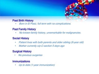 Stage IV Thoracic Neuroblastoma (Morning Report) | PPT