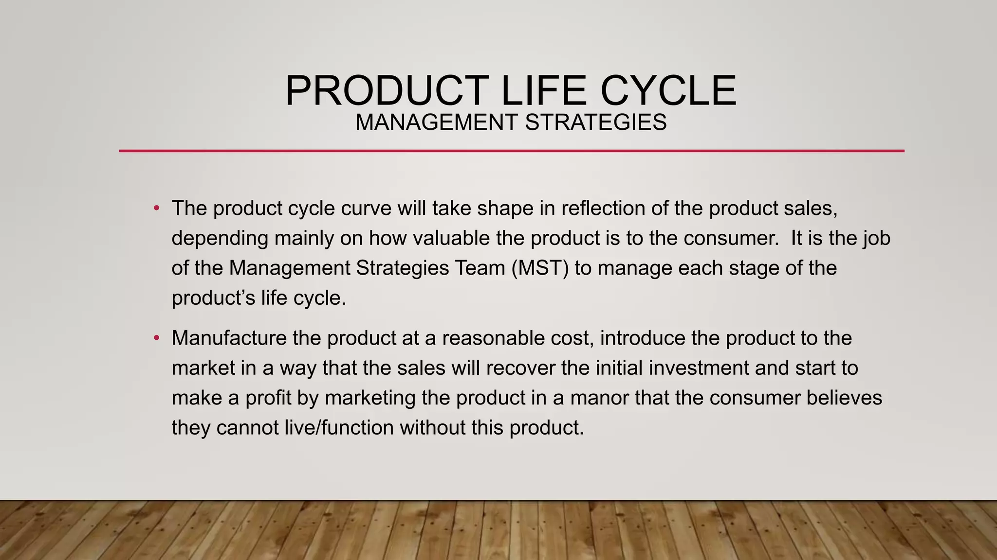 Mrk 2100 product life cycle | PPT