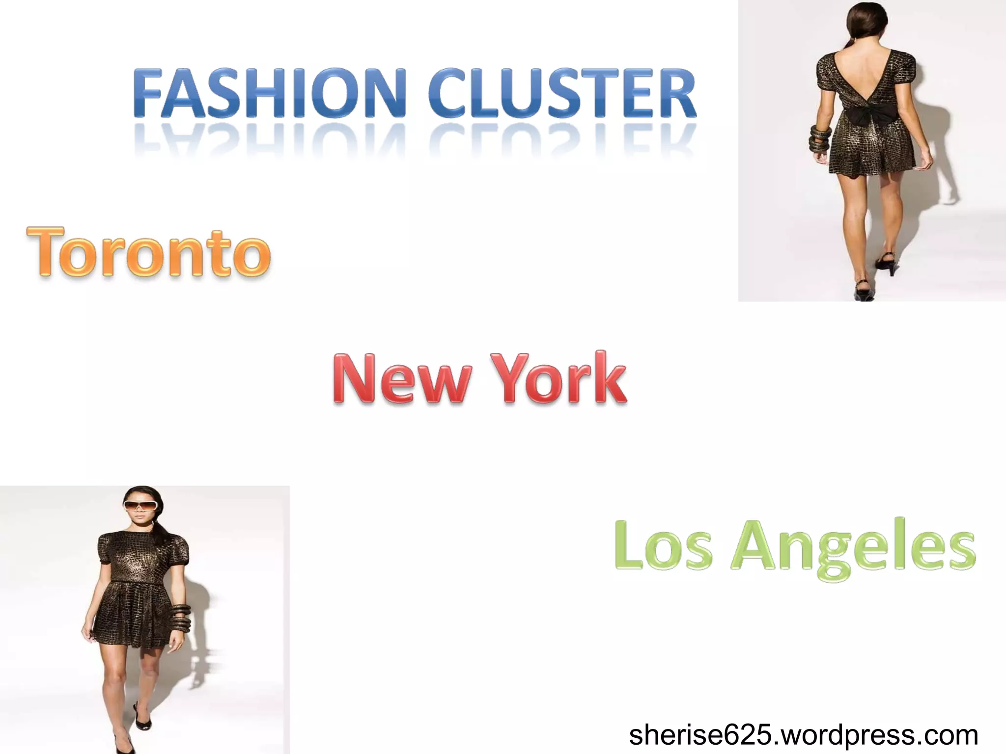 MRK625 Fashion Cluster Slideshow | PPT