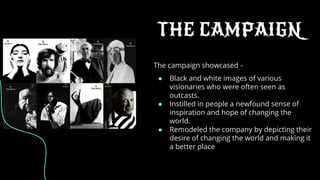 MRK 634PPT.pptx that describes Apple's iconic 1997 campaign. | PPTX