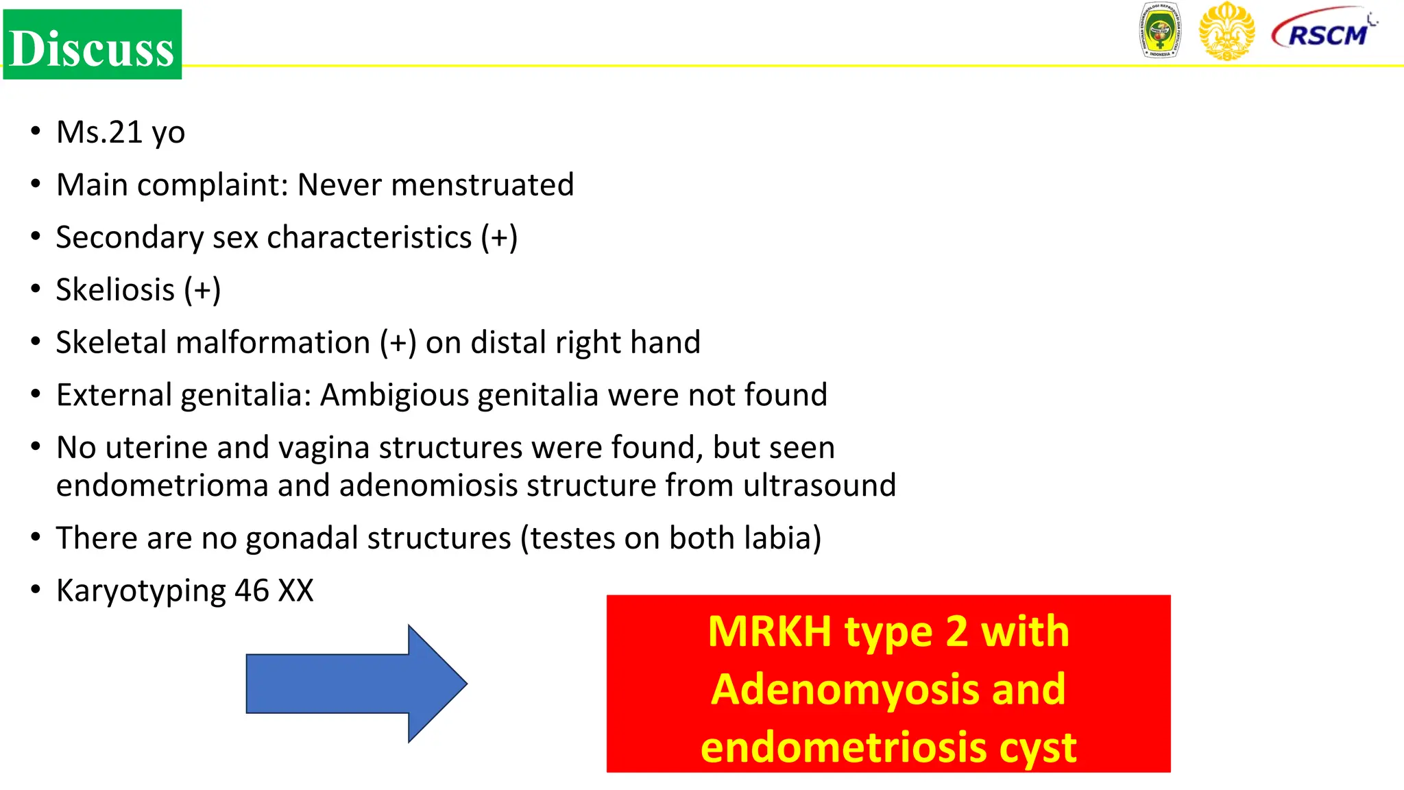 Mayor rokinstanksy KH Syndrome case presentation type 2 | PPTX