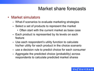 Conjoint Analysis Part 3/3 - Market Simulator | PPT