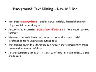 Introduction to Text Mining | PPT