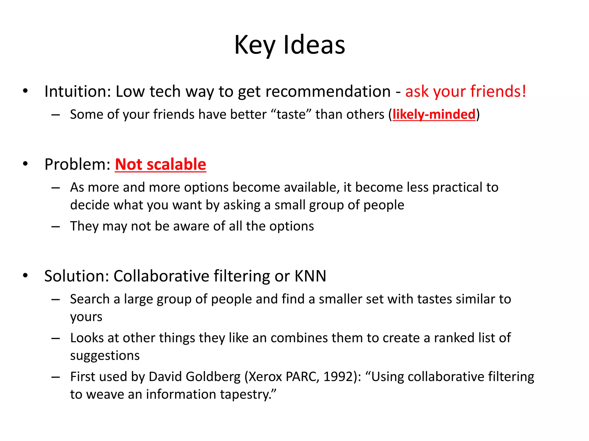 Introduction to Recommendation System | PPTX
