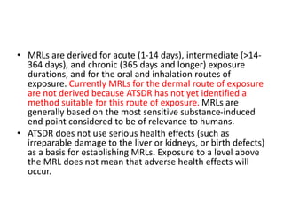MRL(Minimal Risk Level) | PPTX