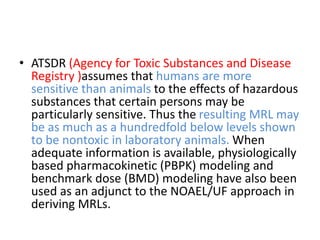 MRL(Minimal Risk Level) | PPTX