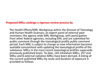 MRL(Minimal Risk Level) | PPTX