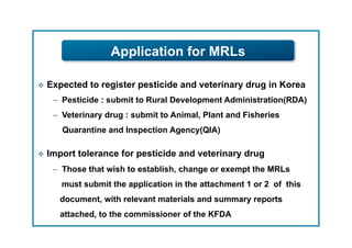 MRL Guidelines 2012 | PDF