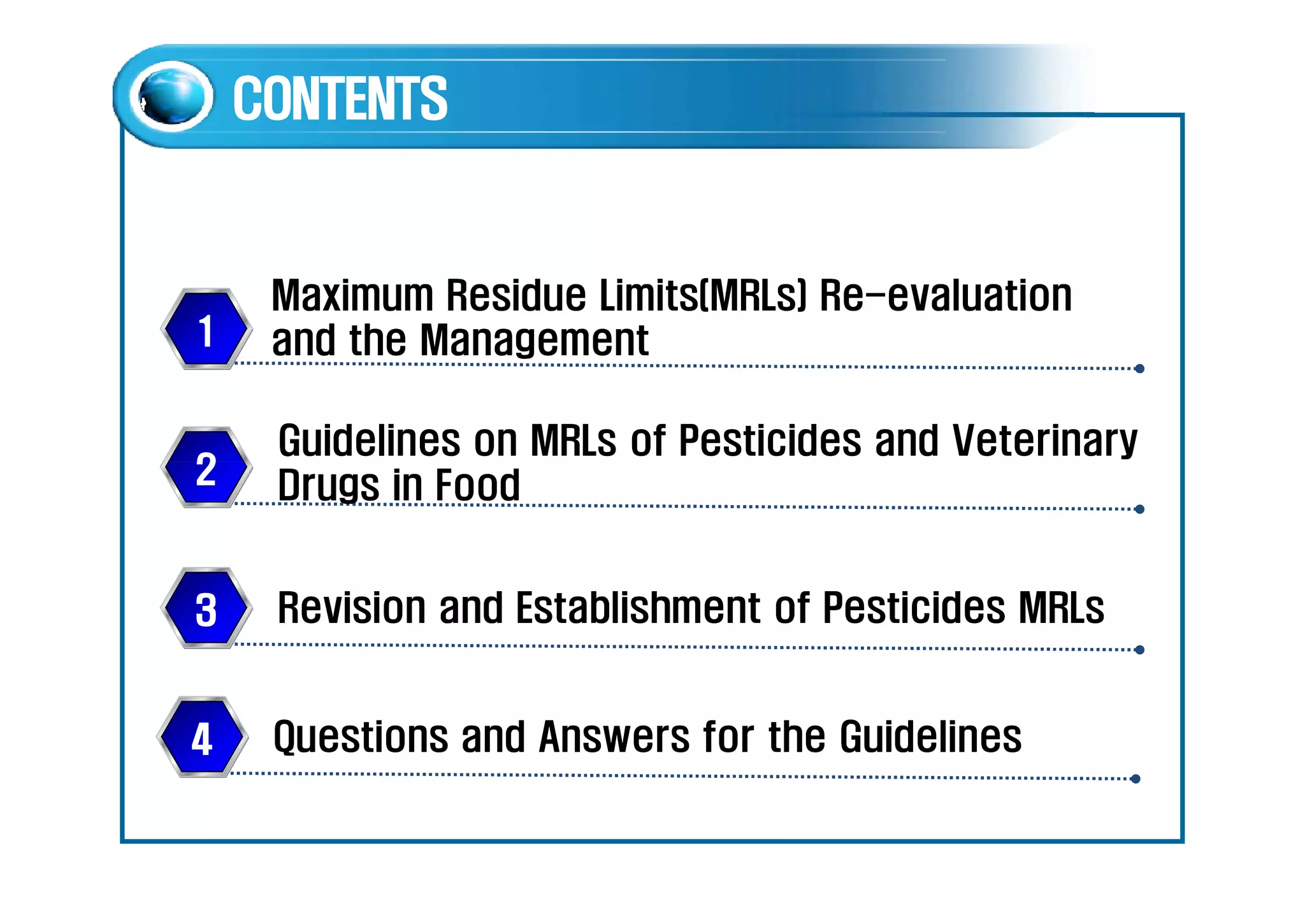 MRL re-evaluation_&_guidelines_on_mrls_of_pesticides_and_veterinary ...
