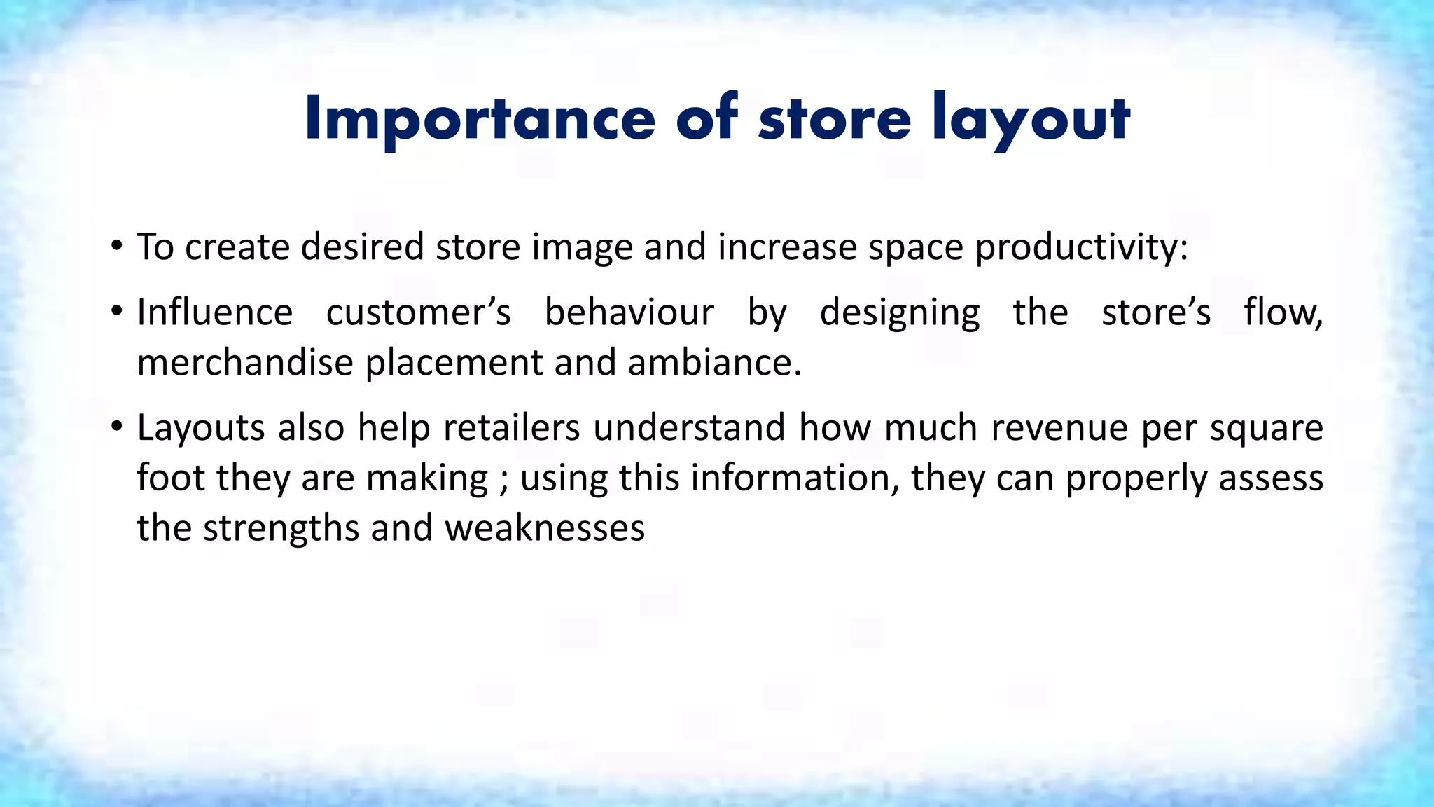 Retail Store Layout | PPTX