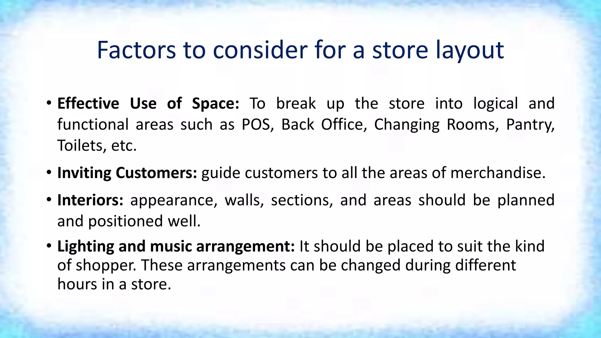 Retail Store Layout | PPT