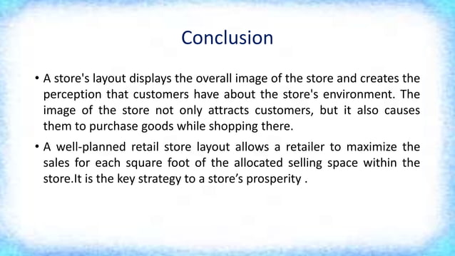 Retail Store Layout | PPT
