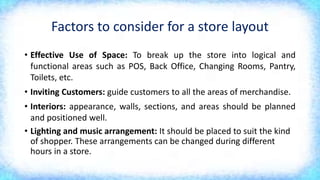 Retail Store Layout | PPT