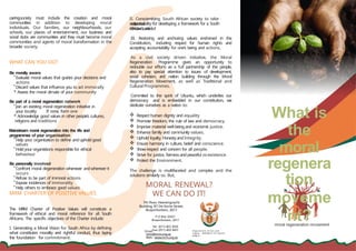 FLYER - What is the Moral Regeneration Movement | PPTX