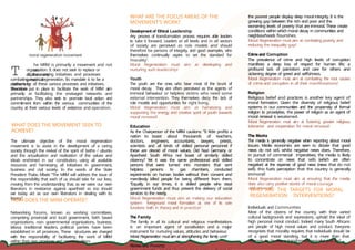 FLYER - What is the Moral Regeneration Movement | PPTX
