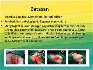 Modified Radical Mastectomy MRM aai | PPT