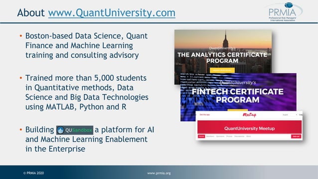 Model Risk Management for Machine Learning | PPT