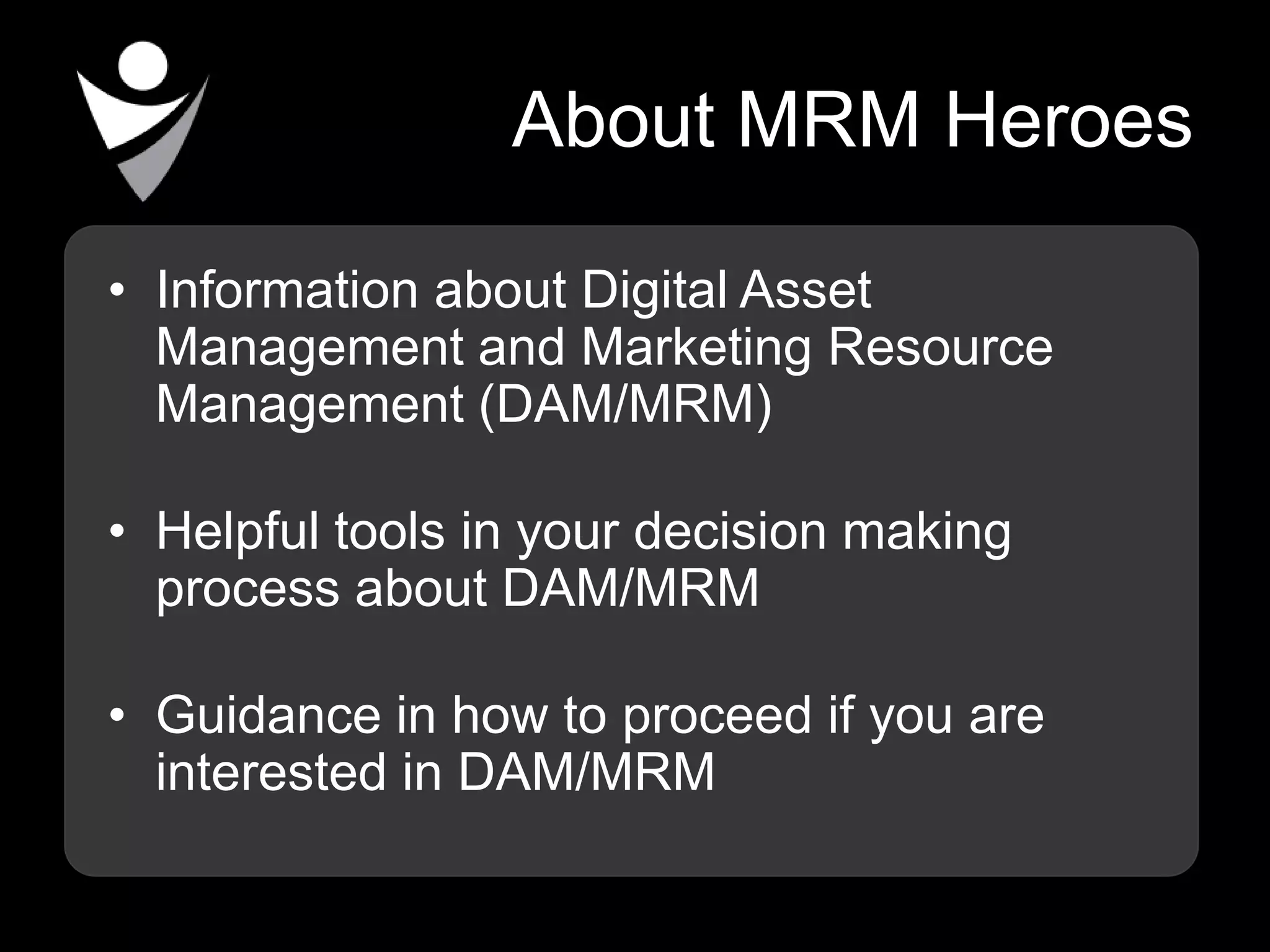 Mrm heroes introduction | PPT