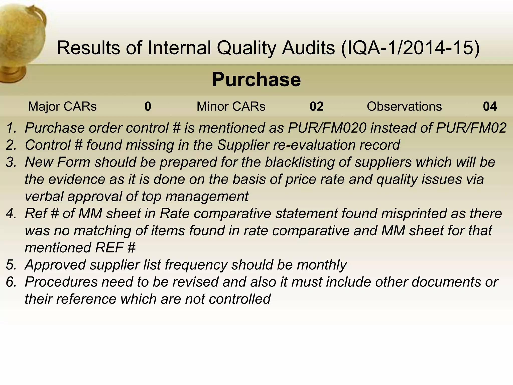 MRM - Management Review Meeting Presentation | PPTX