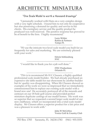 Mr Model Clients and Comments | PDF