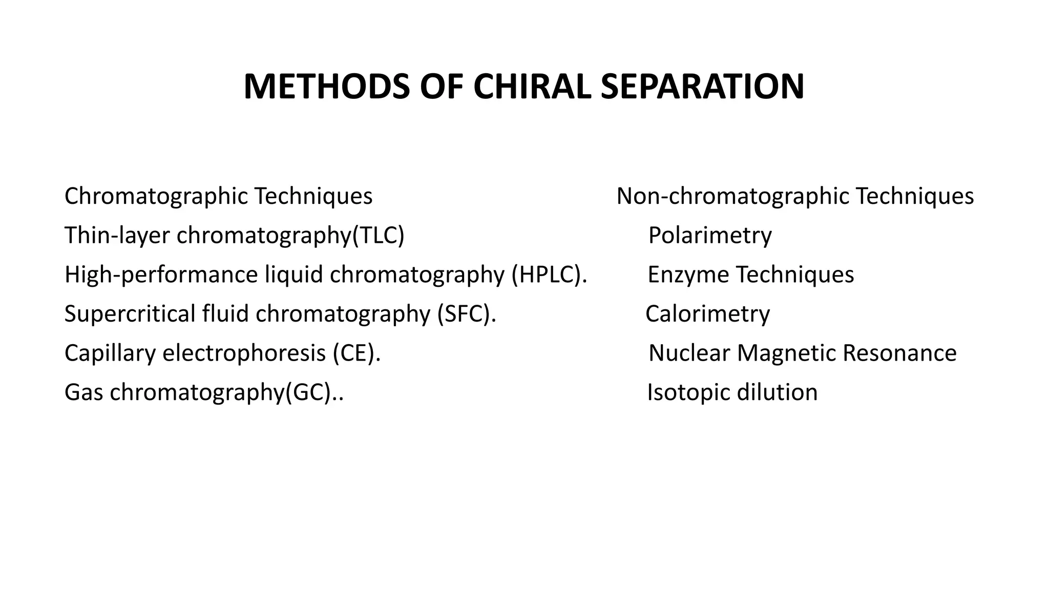 chiral chromatography | PDF