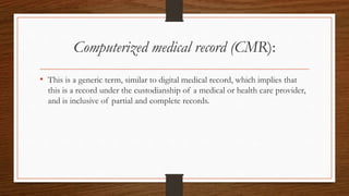 EMR ICD Coding and training for staff of medical records | PPTX ...
