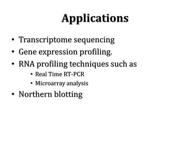 Messenger RNA (mRNA) enrichment | PPTX | Chemistry | Science