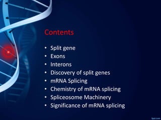 mRNA This splicing | PPTX