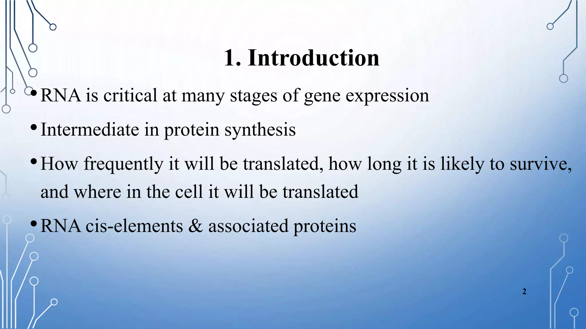 mRNA stability and localization | PPTX