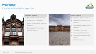 Rhine-Neckar Metropolitan Region | PPTX | Business | Business and Finance