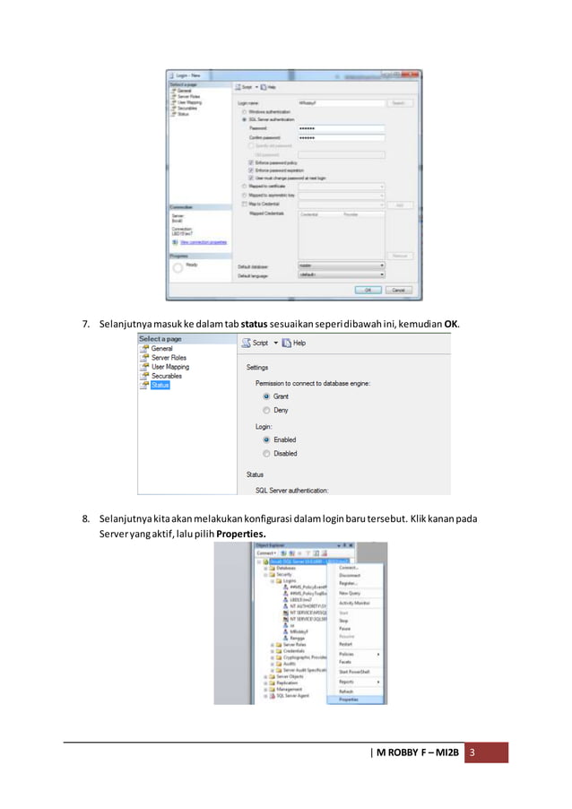 Cara menghubungkan Database antar PC | DOCX