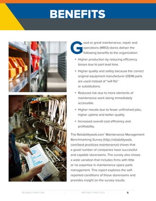 Mro best practices | PDF