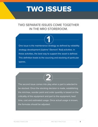 Mro best practices | PDF