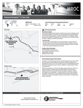 MROC FBO Ground Handling Agent in San Jose, Costa Rica - Juan ...