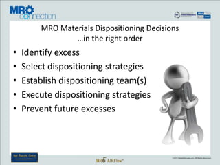 MRO Material Dispositioning | PPSX