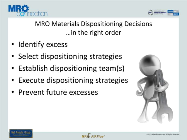MRO Material Dispositioning | PPT
