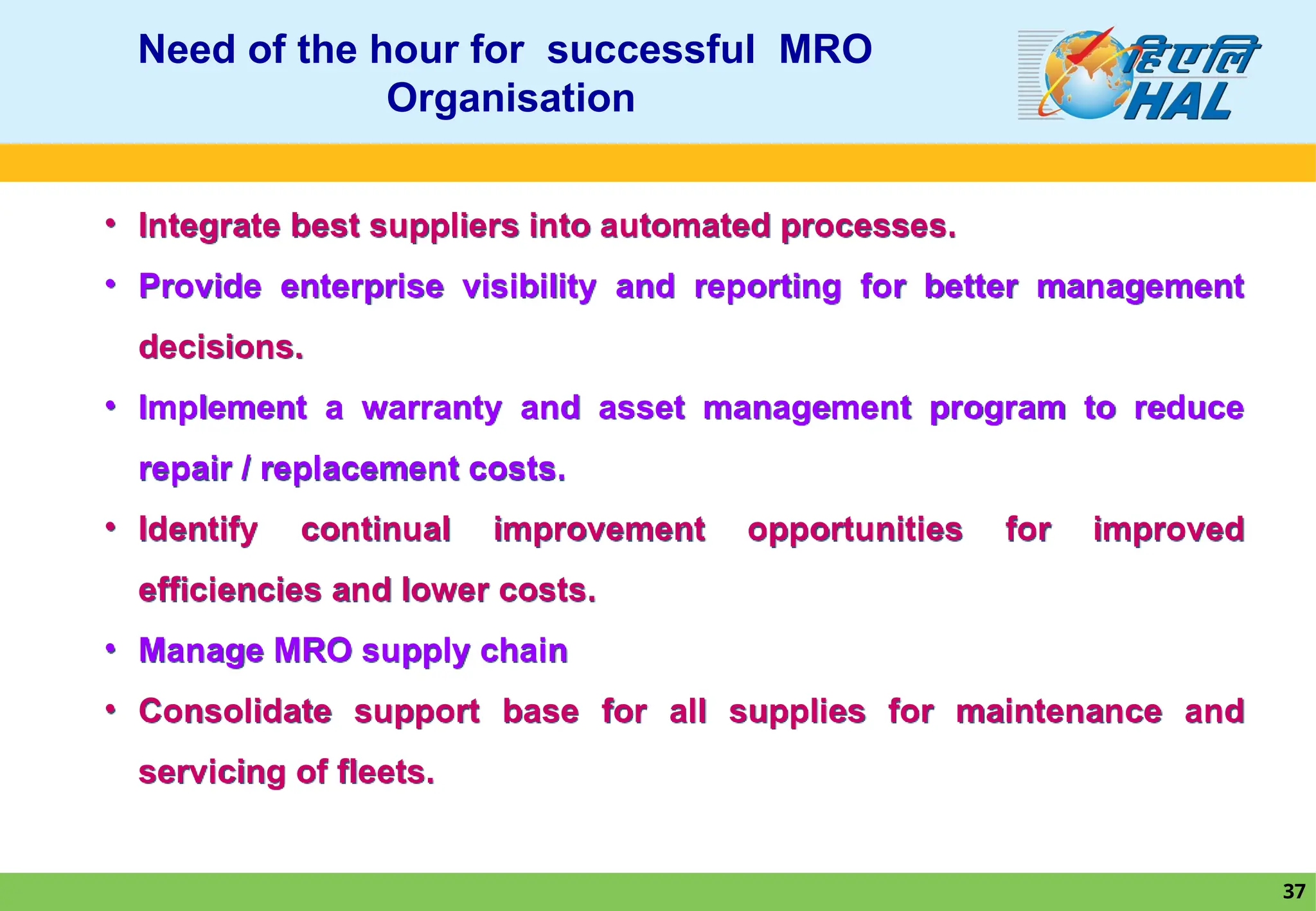 MRO in Military aviation Maintenance practices | PPT