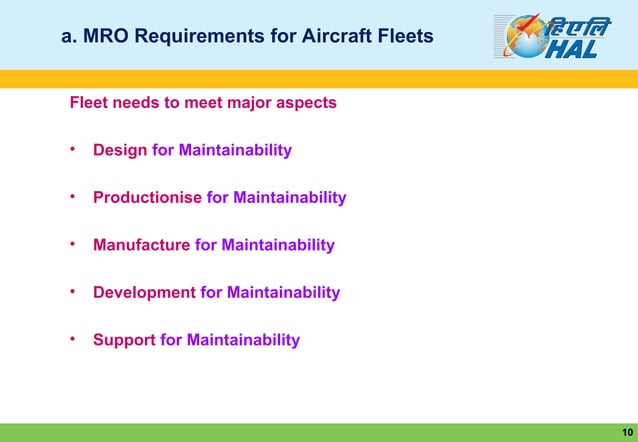 MRO in Military aviation Maintenance practices | PPT