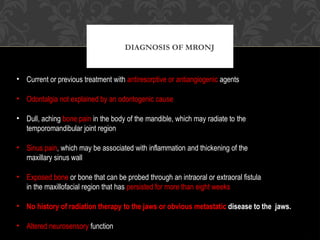 MRONJ - medical related osteonecrosis of the jaw .pptx