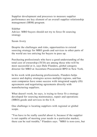 MRO sourcing goes globalfalseAvery, SusanPress the Escape ke.docx