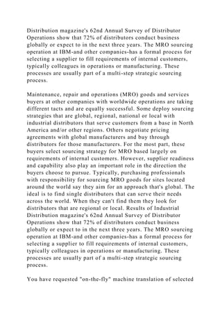 MRO sourcing goes globalfalseAvery, SusanPress the Escape ke.docx