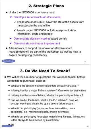 Mro spare parts optimisation and inventory reduction uk 2017 11 | PDF