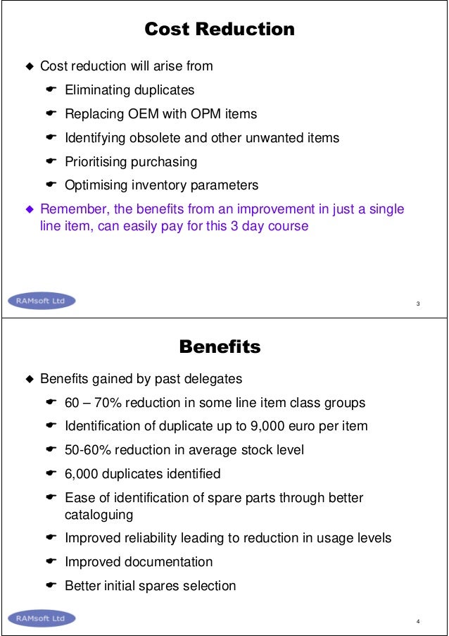 Mro Spare Parts Optimization | Reviewmotors.co