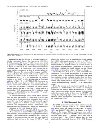 Millinovae: A New Class of Transient Supersoft X-Ray Sources without a ...