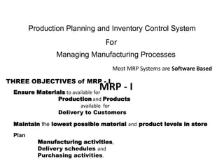 MRP 1&2 | PPTX