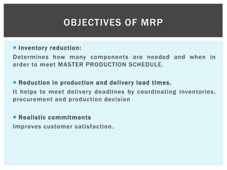 MRP,MRP-II,JIT | PPTX | Mechanical and Industrial Engineering Industry ...