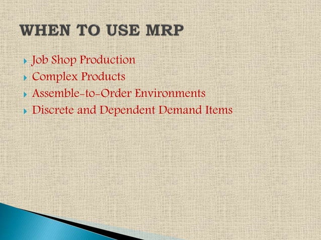 (Mrp) | PPTX
