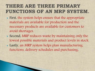(Mrp) | PPTX
